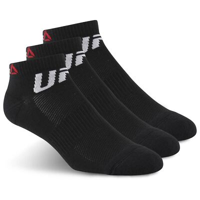 [AZ8791] Mens Reebok UFC Fan 3 Pack Socks | eBay
