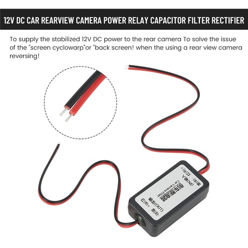 12V DC Power Rectifier for Stable Signal Output For Car Rear View ...