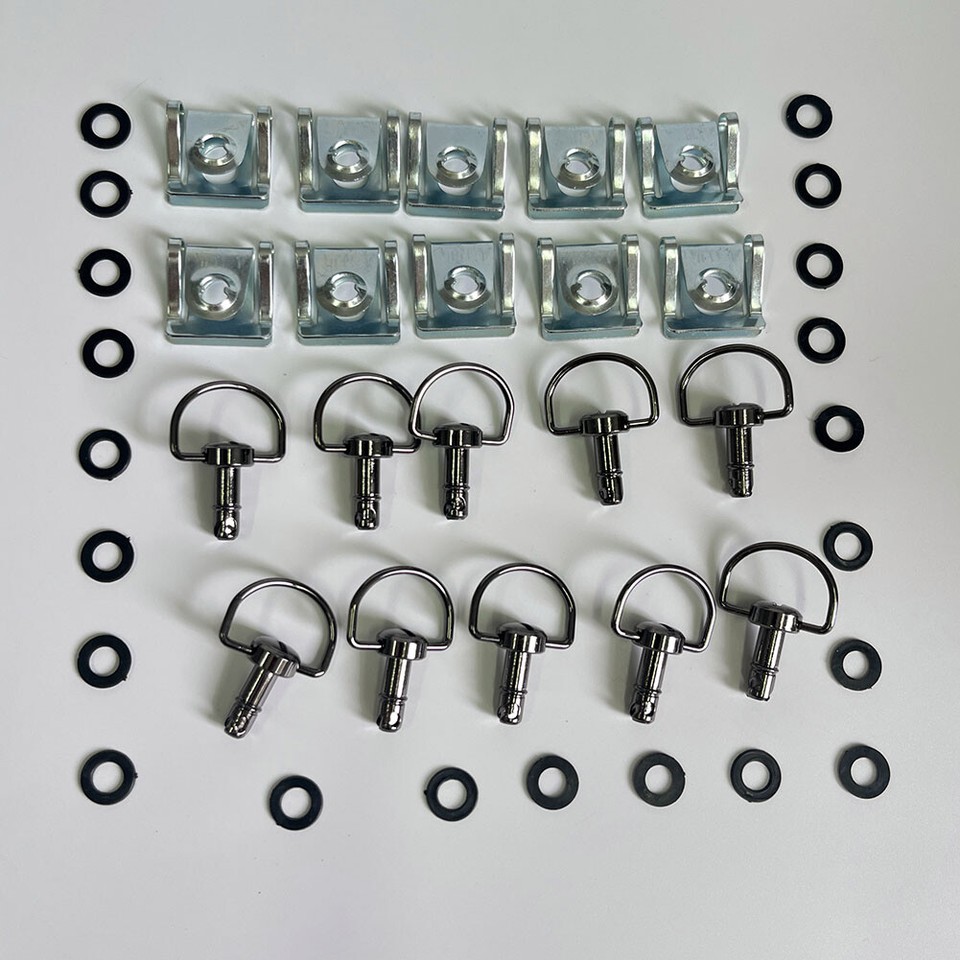 Motorcycle Race Fasteners Quick Release D-Ring 1/4 Turn Race Fasteners ...