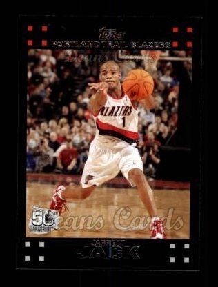 2007 Topps #86 Jarrett Jack Trail Blazers Georgia Tech 8 - NM/MT | eBay