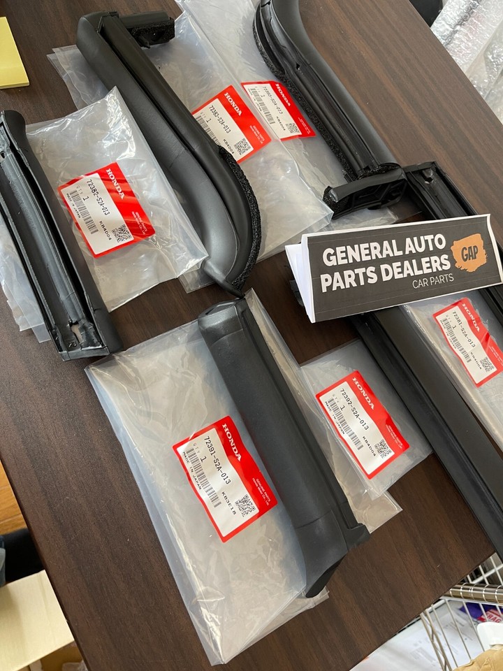 GENUINE HONDA S2000 AP1 AP2 Soft Top Weather Strip 6-Piece Side Molding ...