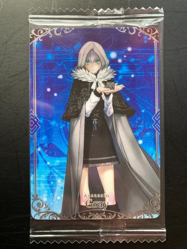 Fate Grand Order FGO Wafer Card Japanese TCG N10 BANDAI Gray CCG Japan ...