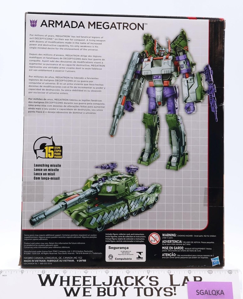 Armada Megatron Transformers Combiner Wars 2014 Hasbro Action Figure ...