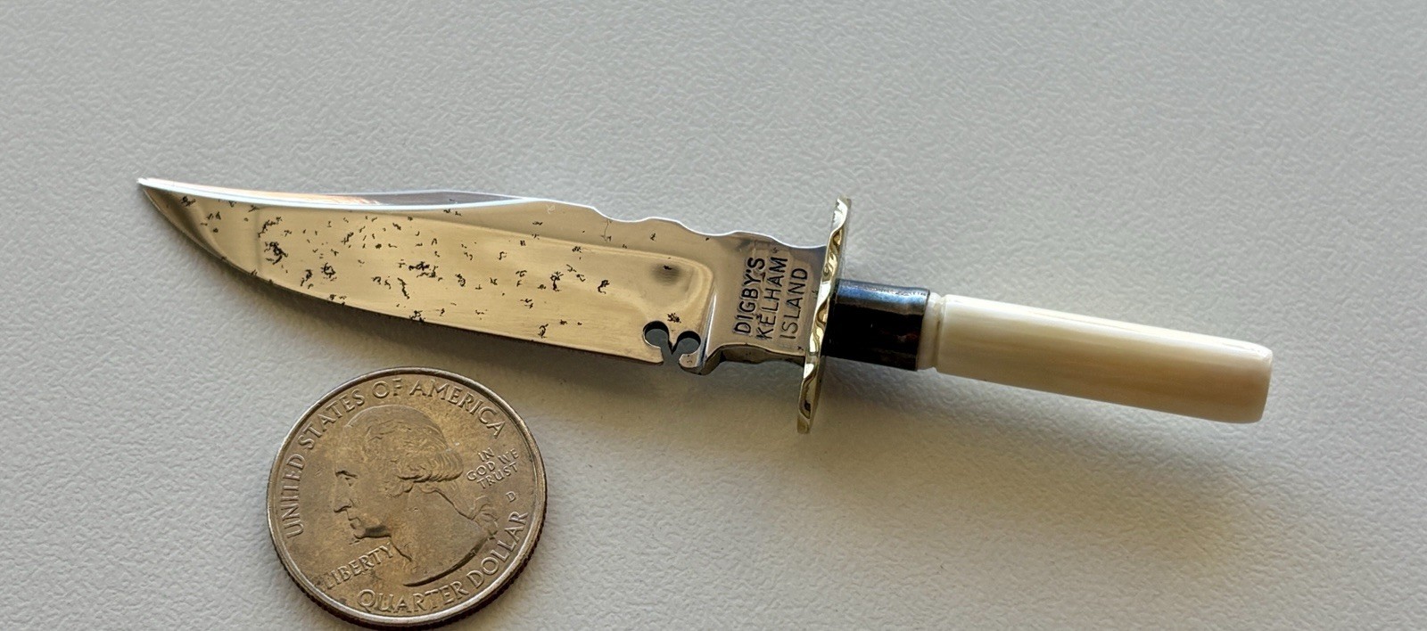 Beautiful Graham Clayton Digby’s Miniature Bowie Knife Sheffield ...