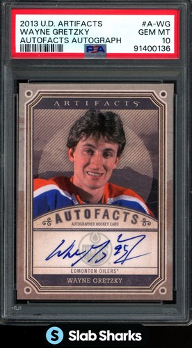 2013 UPPER DECK ARTIFACTS WAYNE GRETZKY AUTOFACTS AUTO #A-WG PSA 10 | eBay
