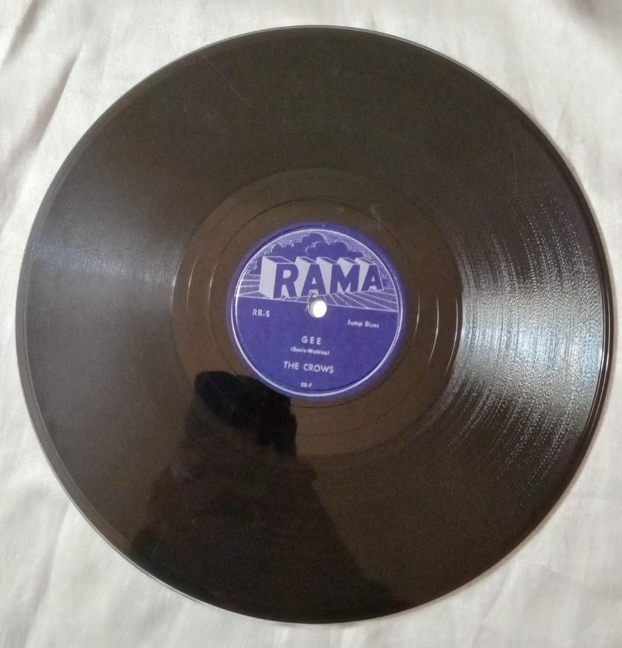 THE CROWS Gee / I Love You So RAMA RR-5 10" 78rpm Doo Wop VG- HEAR? | eBay