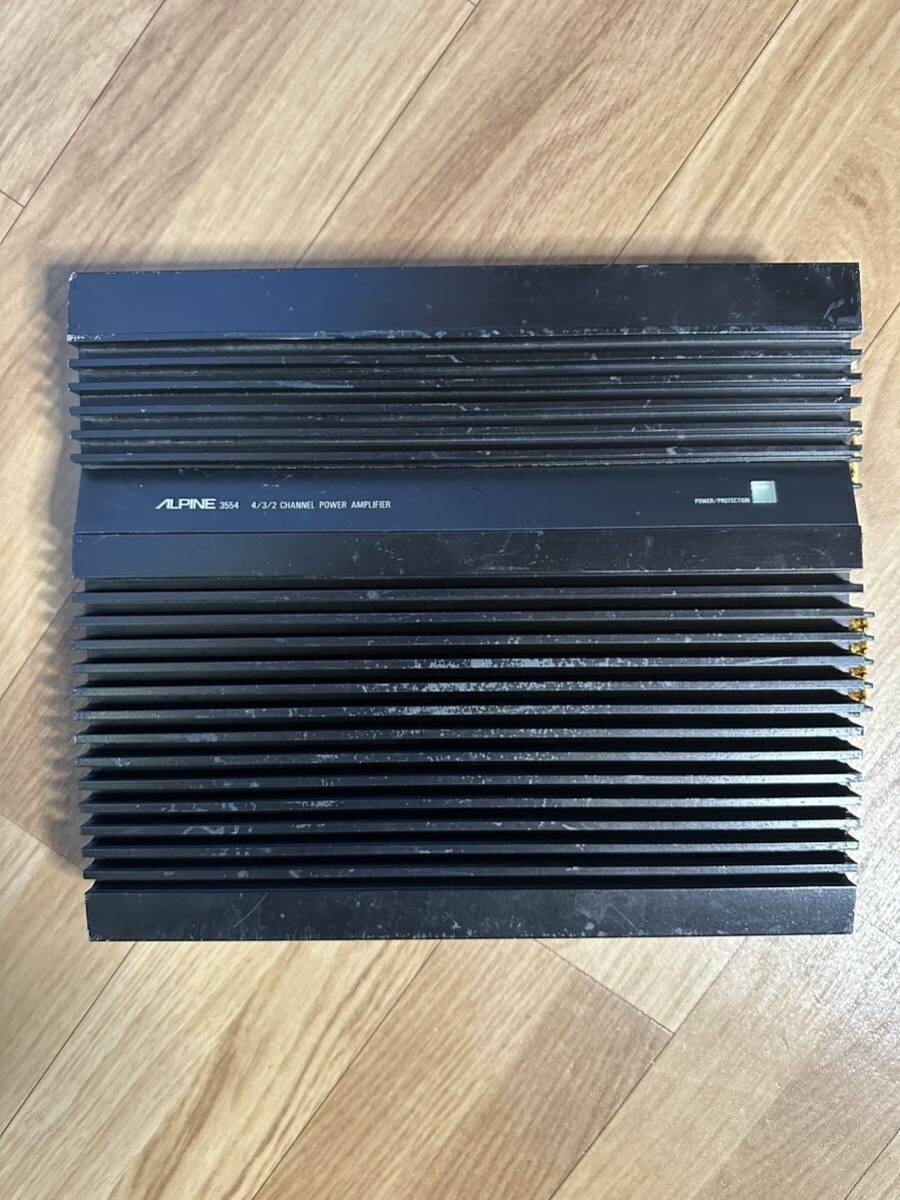 Alpine 3554 Amplifier Works Great Vintage Old School Amp 4 Channel 50x4 ...