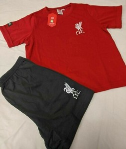 LIVERPOOL SHORT PYJAMAS LFC PYJAMA SHORT SET LIVERPOOL SHORTIE PYJAMAS ...