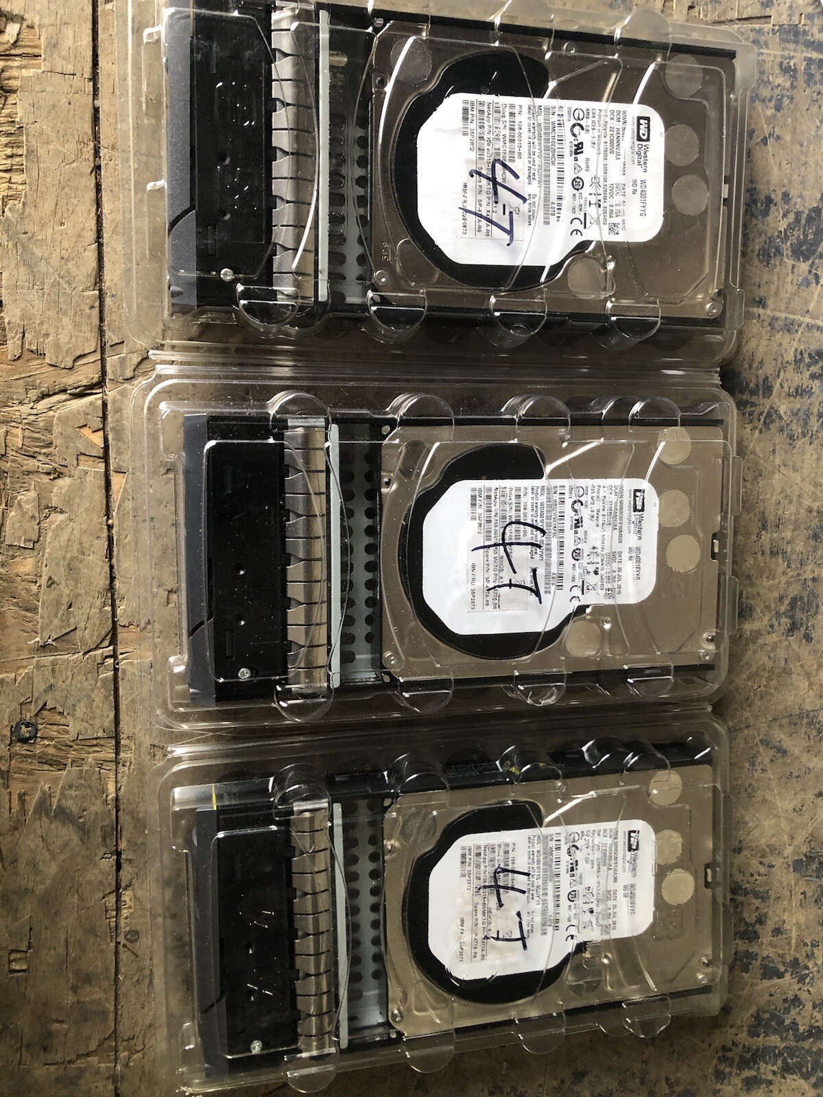 Lot Of 3 Netapp 4tb Sas Hard Drive X477A-r6 With Caddy | eBay