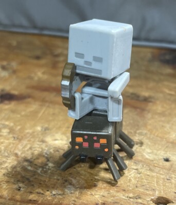 Minecraft Mini-Figures 1" Skeleton Spider Jockey Limited Edition Mini ...