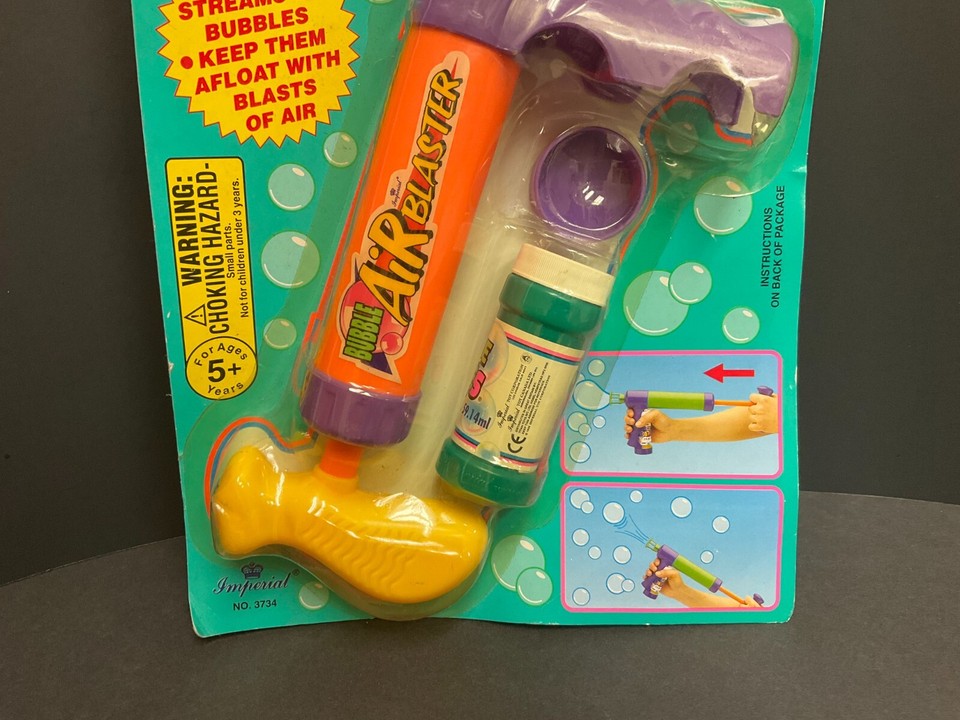 Bubble Gun -IMPERIAL AIR BLASTER BUBBLE PUMPER - Vintage NEW 1998 | eBay