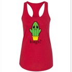HUGZ Women Funny Tank Top Hug Cactus Womens Tee Shirt Lady Funny Party ...