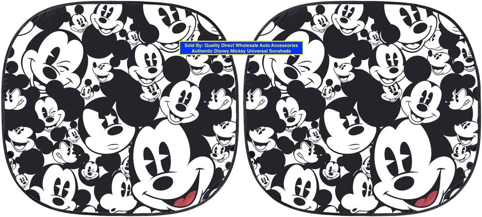 ⭐️⭐️⭐️⭐️⭐️ Disney Mickey Mouse Authentic Sunshade Windshield Sun Shade ...
