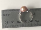 Sterling Silver LUC 925 Signed RING SIZE 6.5 Freshwater Pearl Heart ...