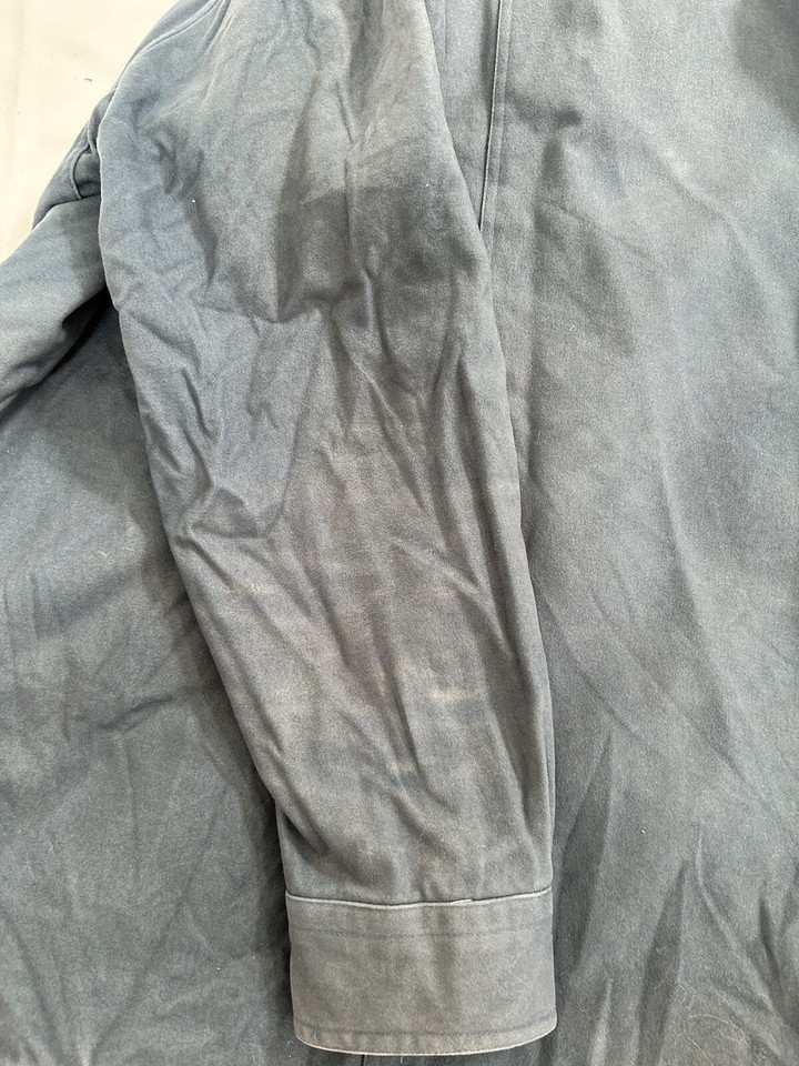 LEVIS HEAVYWEIGHT Jacket Men XXL LIGHT BLUE Flannel Button Up Shacket ...