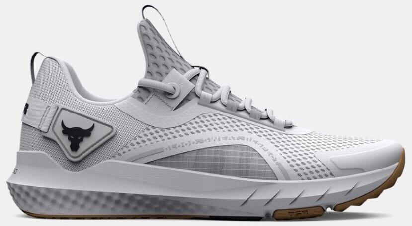 Size 10 - Under Armour Project Rock BSR 3 White Halo Grey for sale ...