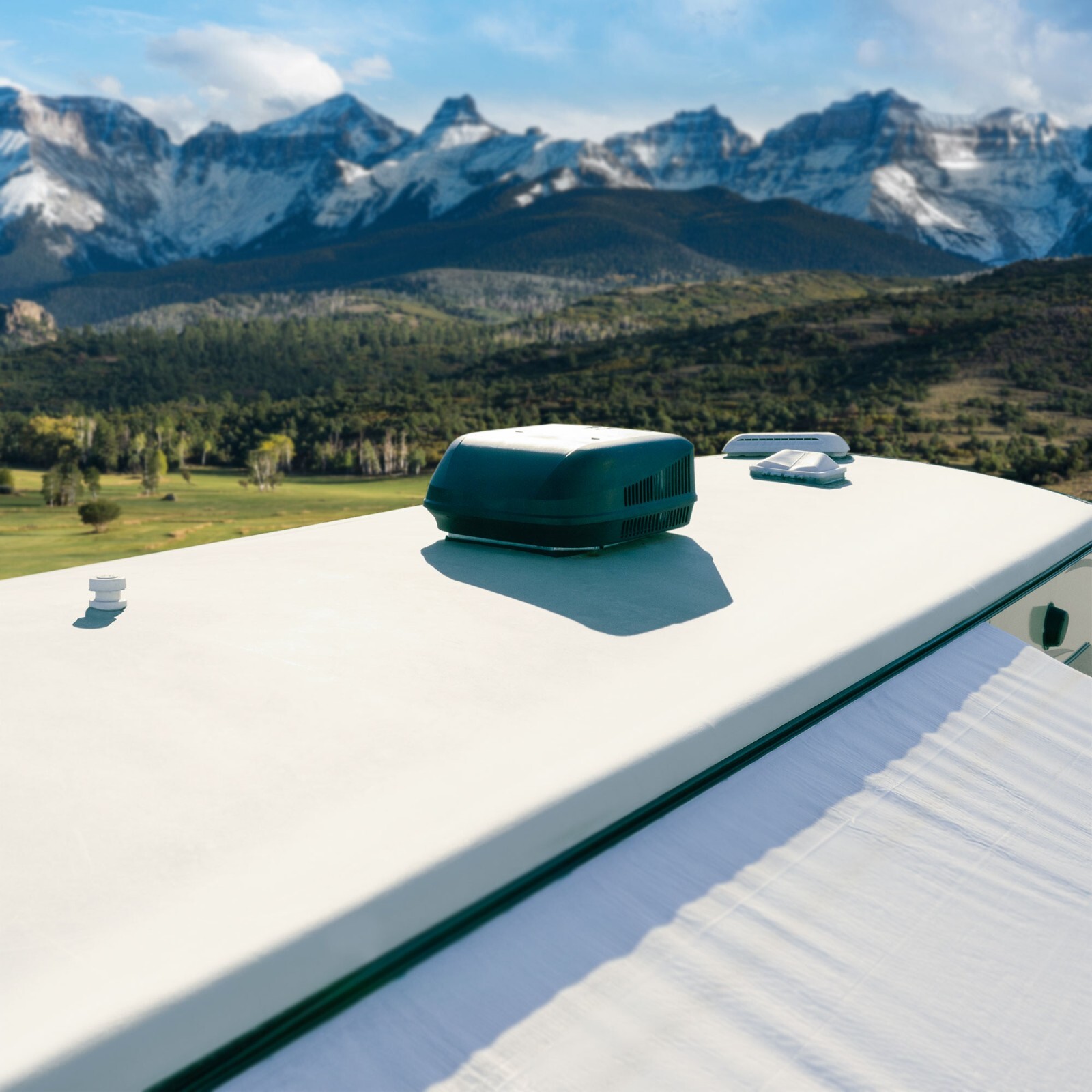 Tough Grade PVC RV Rubber Roofing | White | 9' 6" Wide | Camper Roofing ...