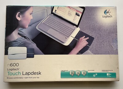 Logitech N600 Touch Lapdesk Laptop Tray With Retractable Touchpad ...