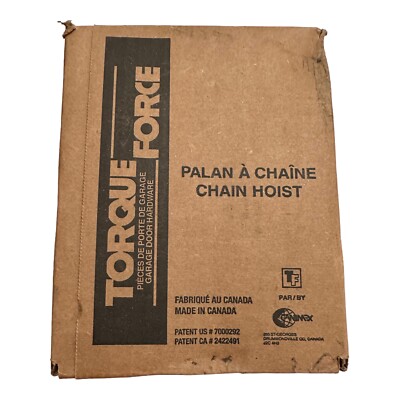 Canimex Torque Force Chain Hoist 156568 RDRG EXT. ASS'Y New Sealed ...
