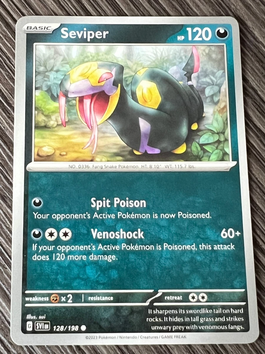 Pokemon Seviper Card