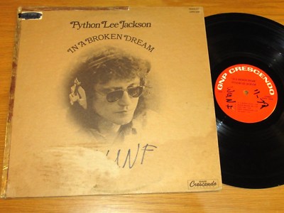 70s ROCK LP - PYTHON LEE JACKSON - CRESCENDO 2066 - "IN A BROKEN DREAM ...