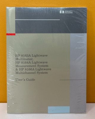 HP / Agilent 08164-91011 2000 HP 8163A Lightwave Multimeter User's ...