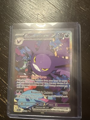 Team Rocket's Crobat EX SIR 234/182 FROM NEW SET DESTINED RIVALS | eBay