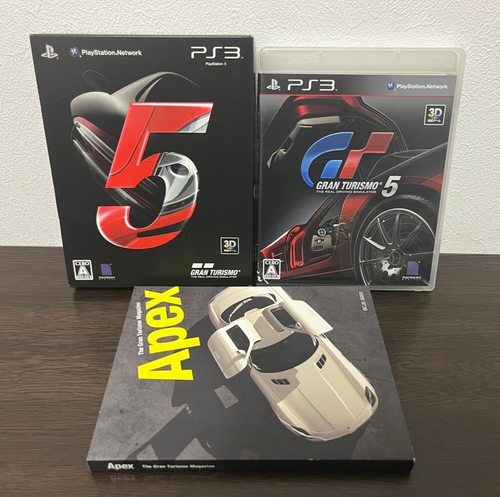 Gran Turismo 5 6 First Limited Edition set Anniversary Sony PlayStation ...