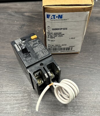 GHBGFEP1020 EATON Cutler Hammer 20 Amp Equipment Ground Fault Circuit ...