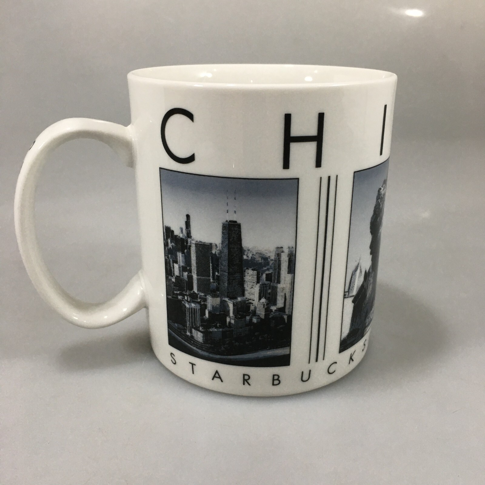 Starbucks Barista City Scenes Chicago Mug 2003 Lions Hancock Theatre 16 ...