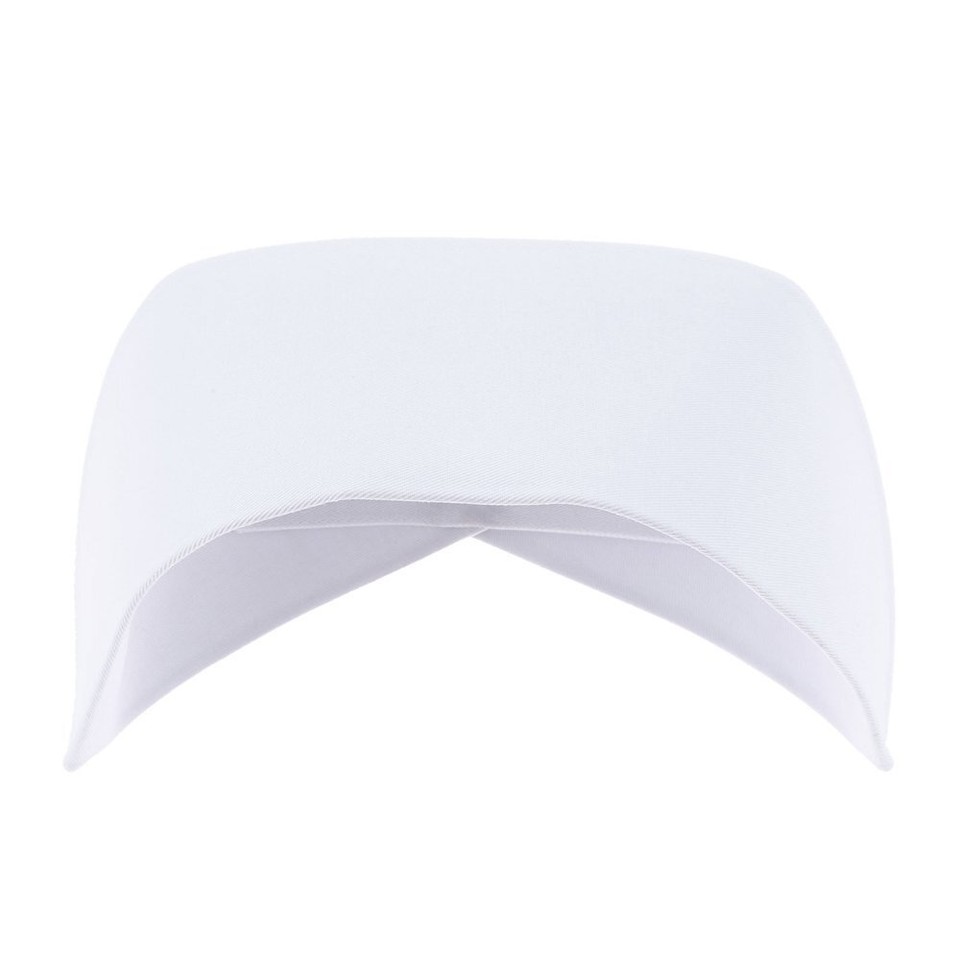 White Cotton Authentic Nurse Hat Starched Pre-formed Medical Surgery ...