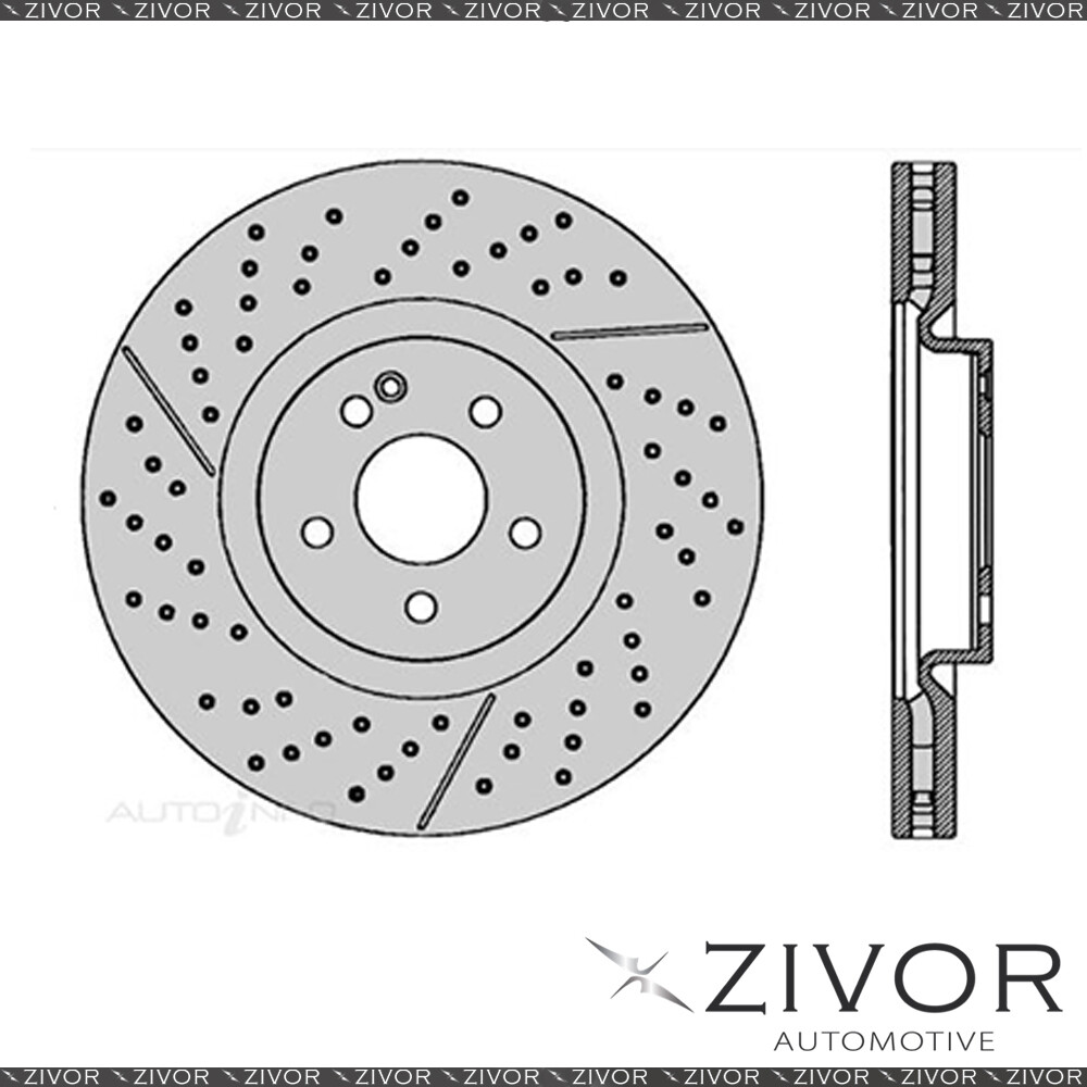 Protex Ultra Disc Rotor-Front For Mercedes Benz A45 CLA45 AMG W176 C117 ...