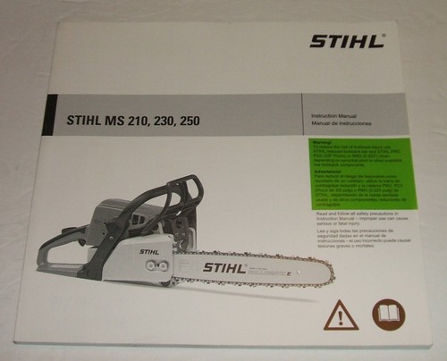 Stihl Ms 210 230 250 Operators Owners Manual Chain Saw | eBay