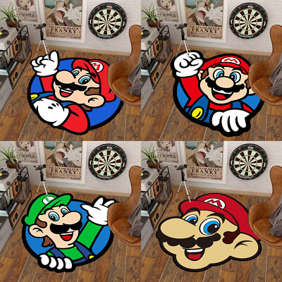 New Super Mario Luigi Cute Velboa Floor Rugs Carpets Doormat Non-slip ...