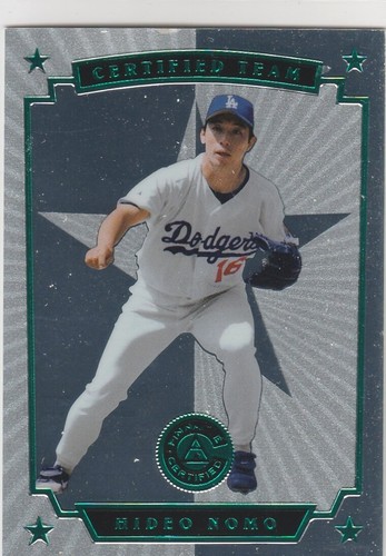 1997 Pinnacle Certified Certified Team #18 Hideo Nomo 048-F | eBay