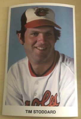 TIM STODDARD Baltimore ORIOLES Vintage Color Photo Postcard | eBay