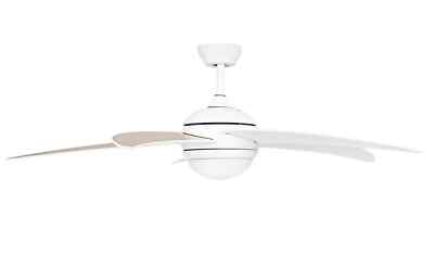 Habitat Manhattan Ceiling Fan With Acrylic Blades - White 3262931 R ...