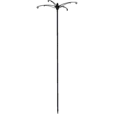 Brome BirdsUP Versa 4, Installed Pole for Bird feeders, Black, 7.7ft | eBay