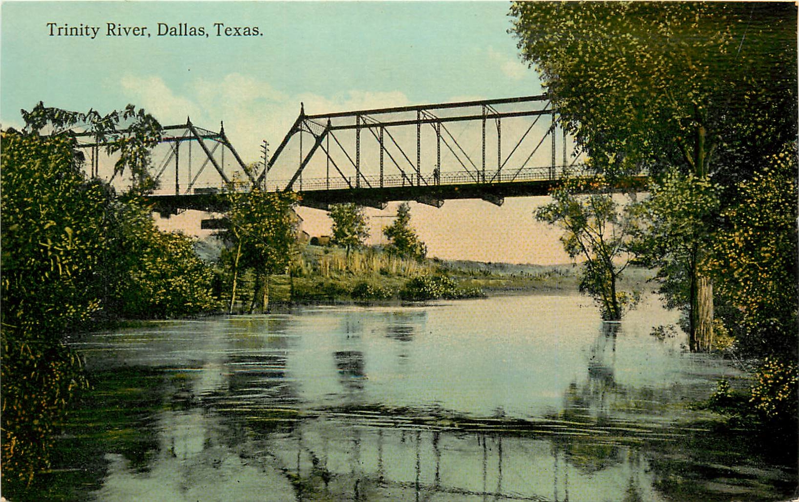 Texas, TX, Dallas, Trinity River 1910's Postcard | eBay