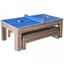 Combo Game Table Brown 7ft Pool Table with Table Tennis Conversion Top ...