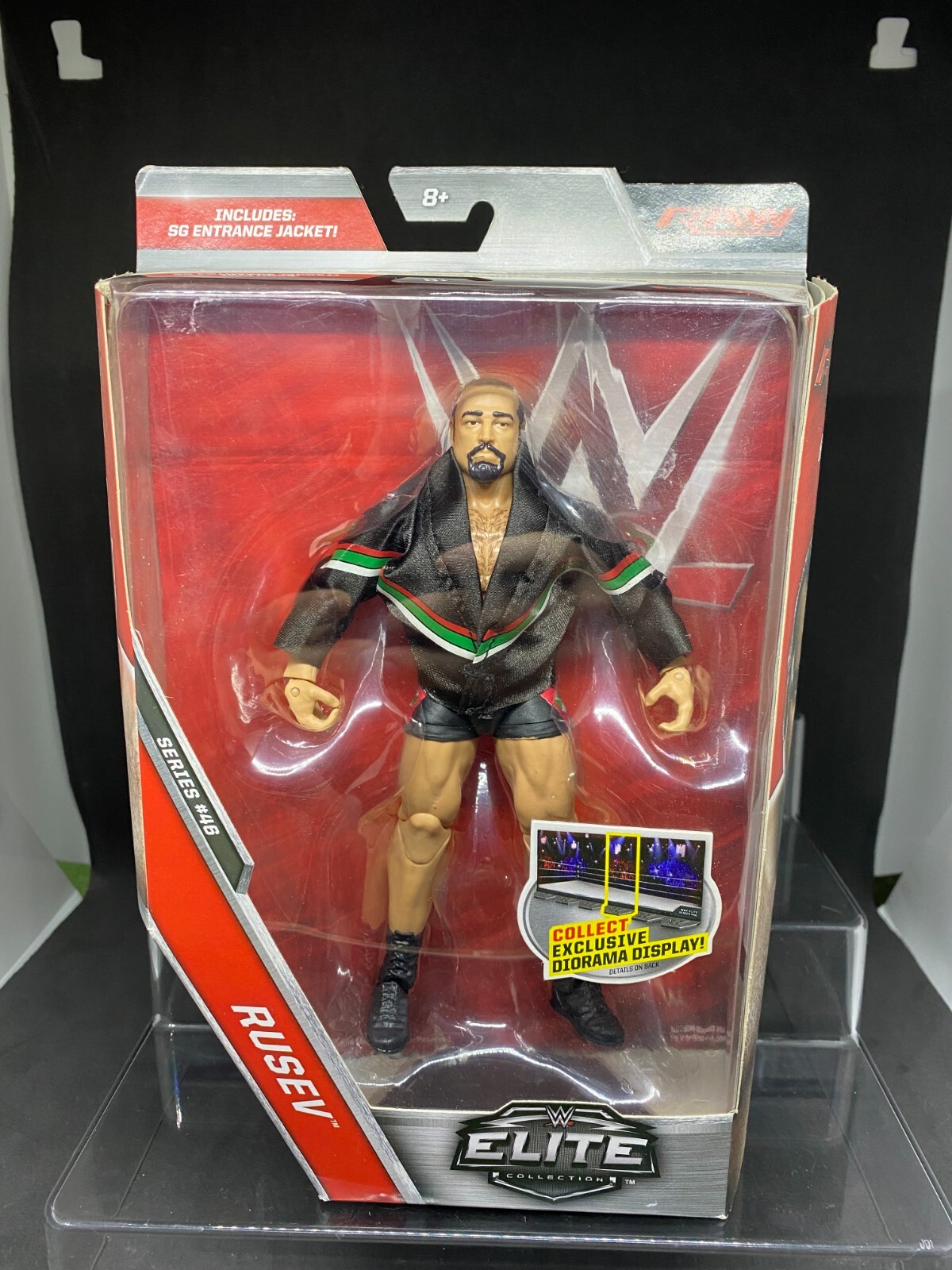 WWE RUSEV MATTEL ELITE SERIES 46 WRESTLING ACTION FIGURE AEW MIRO | eBay