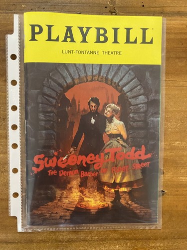 Sweeney Todd Playbill | eBay