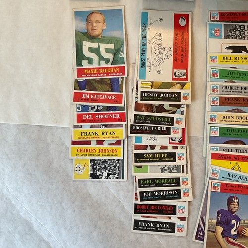 Large Lot Of (377) Vintage Philadelphia Football Cards From The 1960’s ...