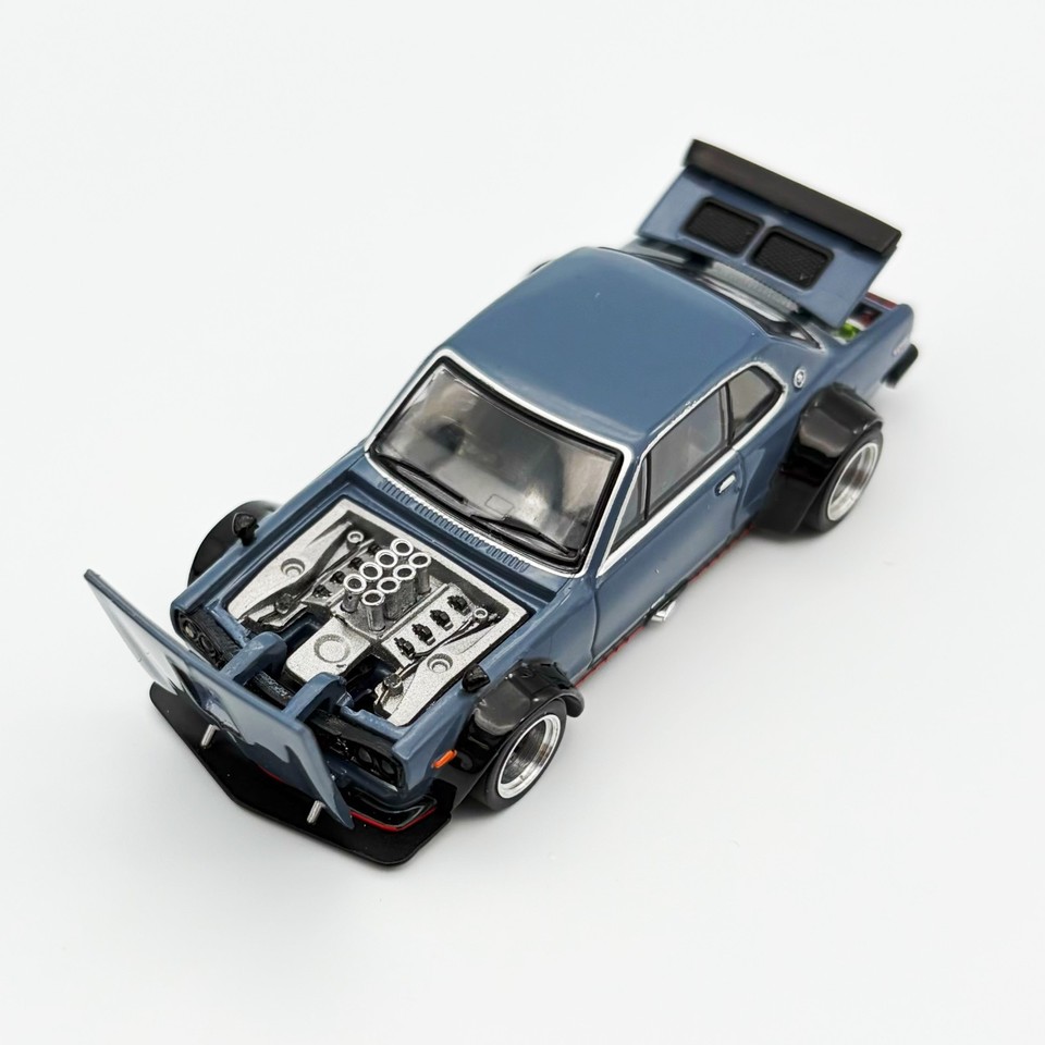 Pop Race 1:64 Nissan GT-R V8 Drigt Hakosuka Gray Tokyo Auto Salon 2025 ...