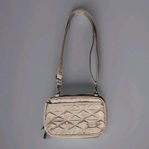 Lug Roundabout Small Convertible Crossbody Bag Brown Taupe Shoulder or ...