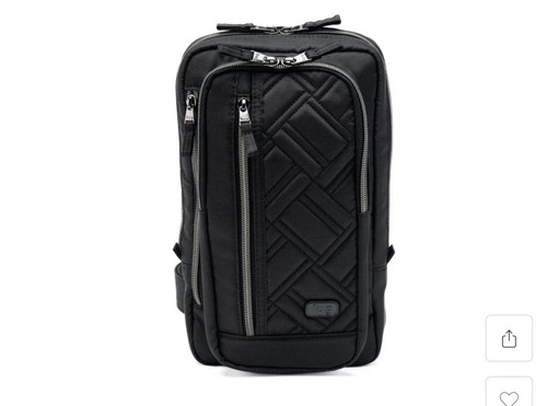 NWT Lug Tailback Brushed BLACK Adjustable Sling Bag NEW | eBay