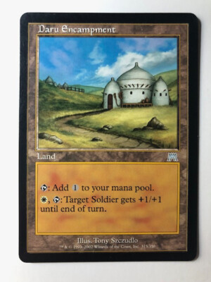 1x Daru Encampment Onslaught LP Condition Magic Cards, COMBINED ...