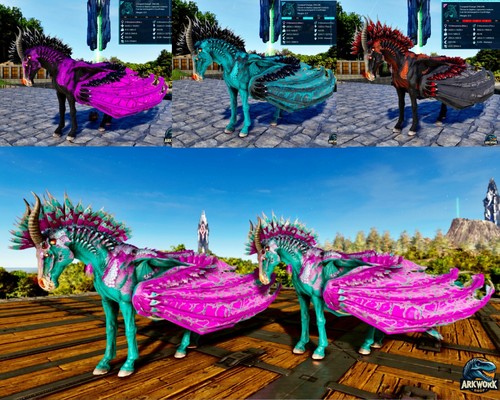 🦖ARK Survival Ascended DREADMARE DREADSTALLION Colors PVE PS5/XBOX/PC ...