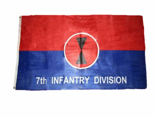 3x5 Army 7th Infantry Division Knitted Poly Flag 3'x5' Grommets Fade ...