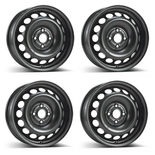 4 Alcar steel wheels rims 7510 4.5Jx15 ET35 4x100 for Toyota Aygo ...
